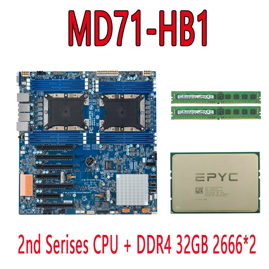 MD71-HB1-REV-1-X-DDR4-32G-2666-5220R-5218T-5218R-5218N-5217-3206R-4216 ...