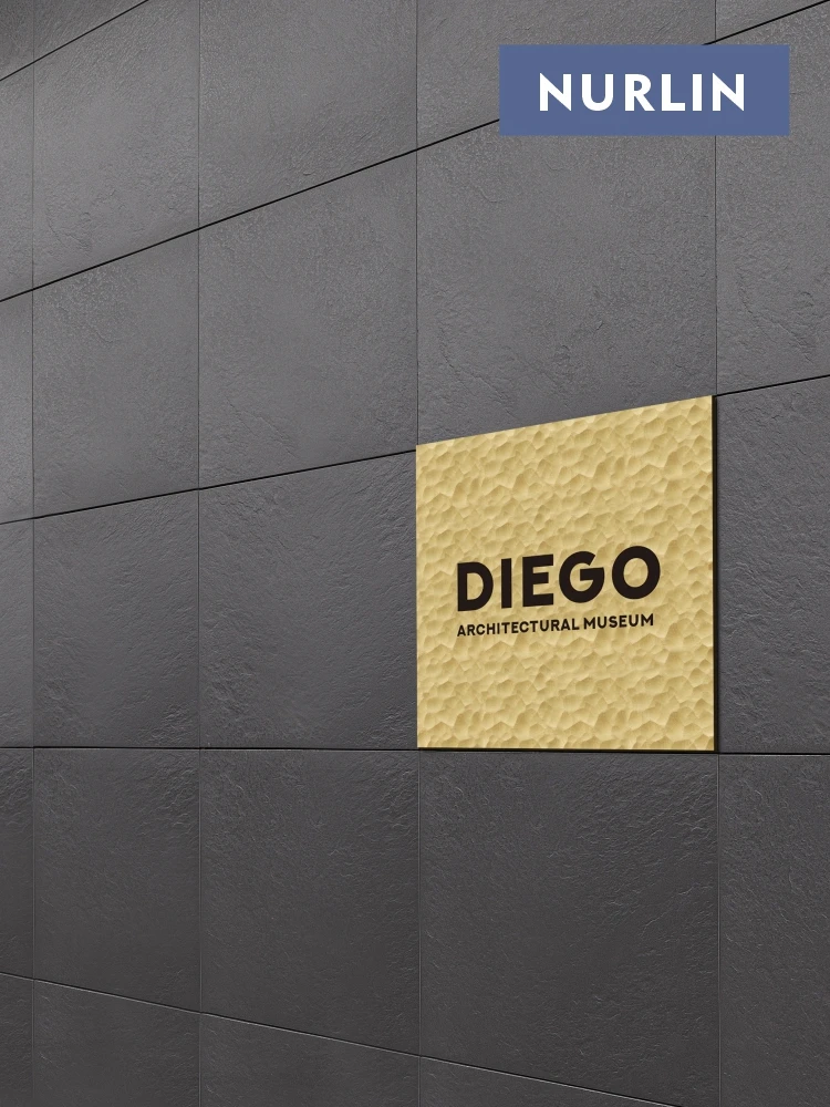 Nurlin-Pure-Handmade-Brass-Hammer-Pattern-Art-Door-Road-Park-Signs ...