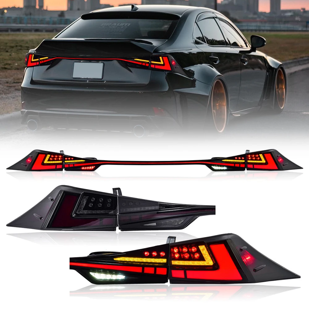Car light for Lexus IS250 IS350 ISF 2014 - 2020 TailLights Assembly ...