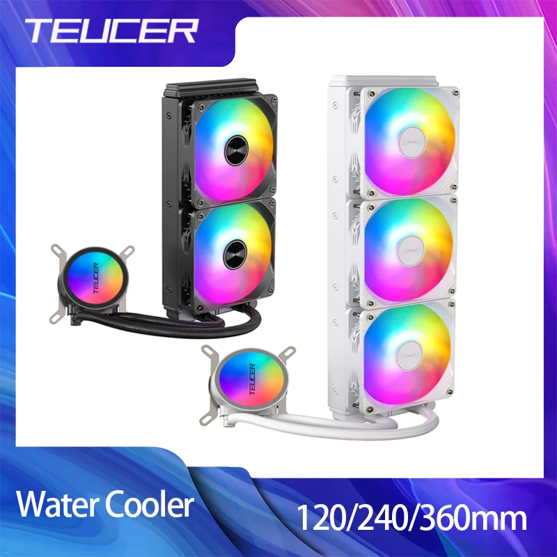 TEUCER-RGB-CPU-Water-Cooler-120-240-360mm-All-In-One-CPU-Liquid-Cooling ...