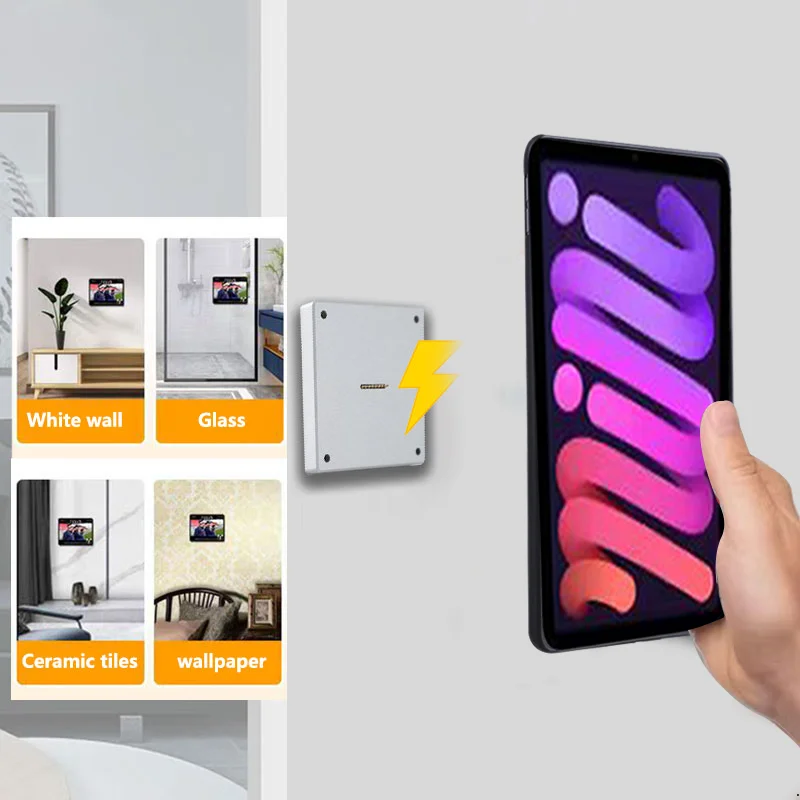 For-IPAD-MINI6-Wall-Mount-iPad-Stand-18W-Fast-Charging-Magnetic ...