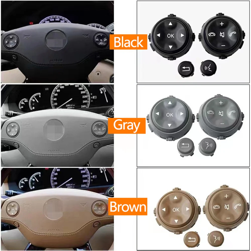 Car-Multi-function-Steering-Wheel-Control-Switch-Push-Button-Keys-For ...