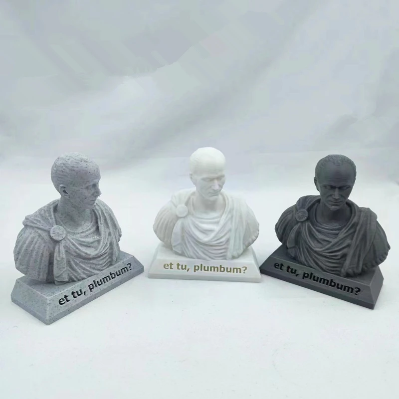 Julius-Caesar-Statue-Office-Desk-Pen-Holder-Office-Desk-Organizer ...