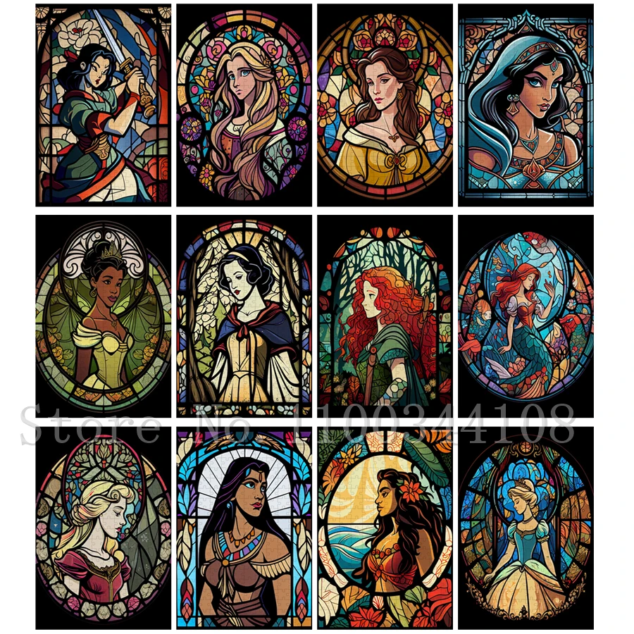 300-500-1000-Pieces-Disney-Princess-Puzzles-for-Girls-Princess-Cartoon ...