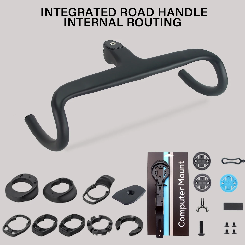 No-Logo-Road-Bike-Full-Carbon-Fiber-Internal-Cable-Integrated-Bicycle ...