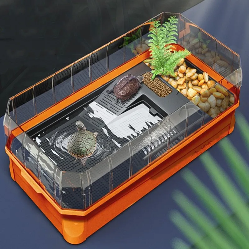 Turtleraising-Special-Tank-Turtle-Box-With-Drainage-Breeding-Box-Home ...