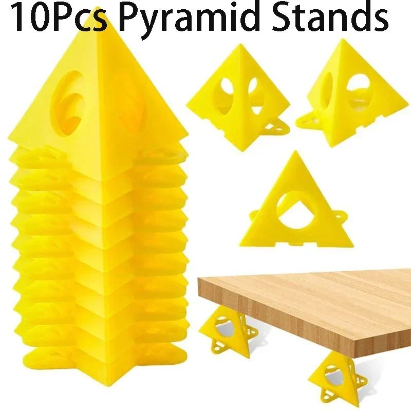 10pcs-Pyramid-Paint-Stands-Set-Mini-Triangle-Stands-Triangle-Paint-Pads ...