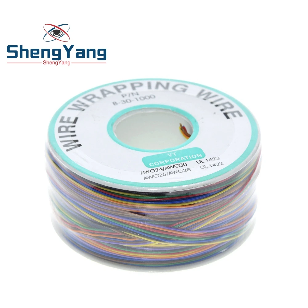 TZT Wrapping Wire 8 30AWG Insulation Wire B-30-1000 UL1423 0.25mm ...