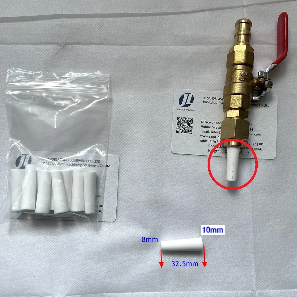 JL Ceramic Sand Blasting Nozzle 2.4/2.7/3.2/3.6mm Sandblaster Nozzles ...