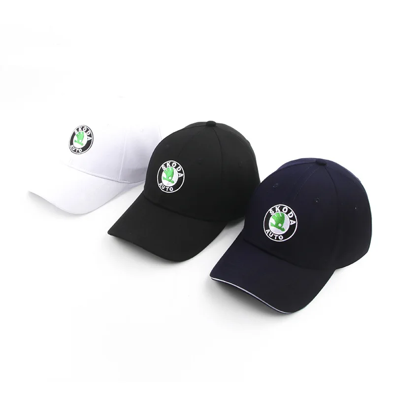 Adjustable Unisex Summer Dad Hat Shade Sport Baseball Hats For Skoda ...