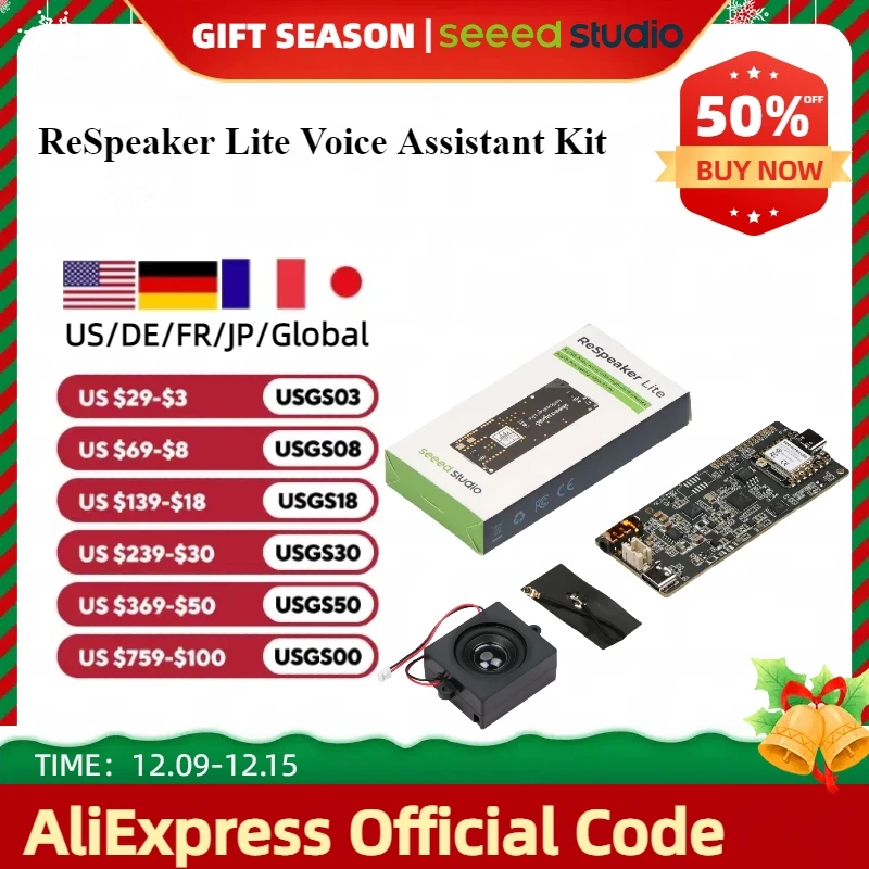 ReSpeaker-Lite-Voice-Assistant-Kit-ESPHome-Assistant-2-Mic-Array-with ...
