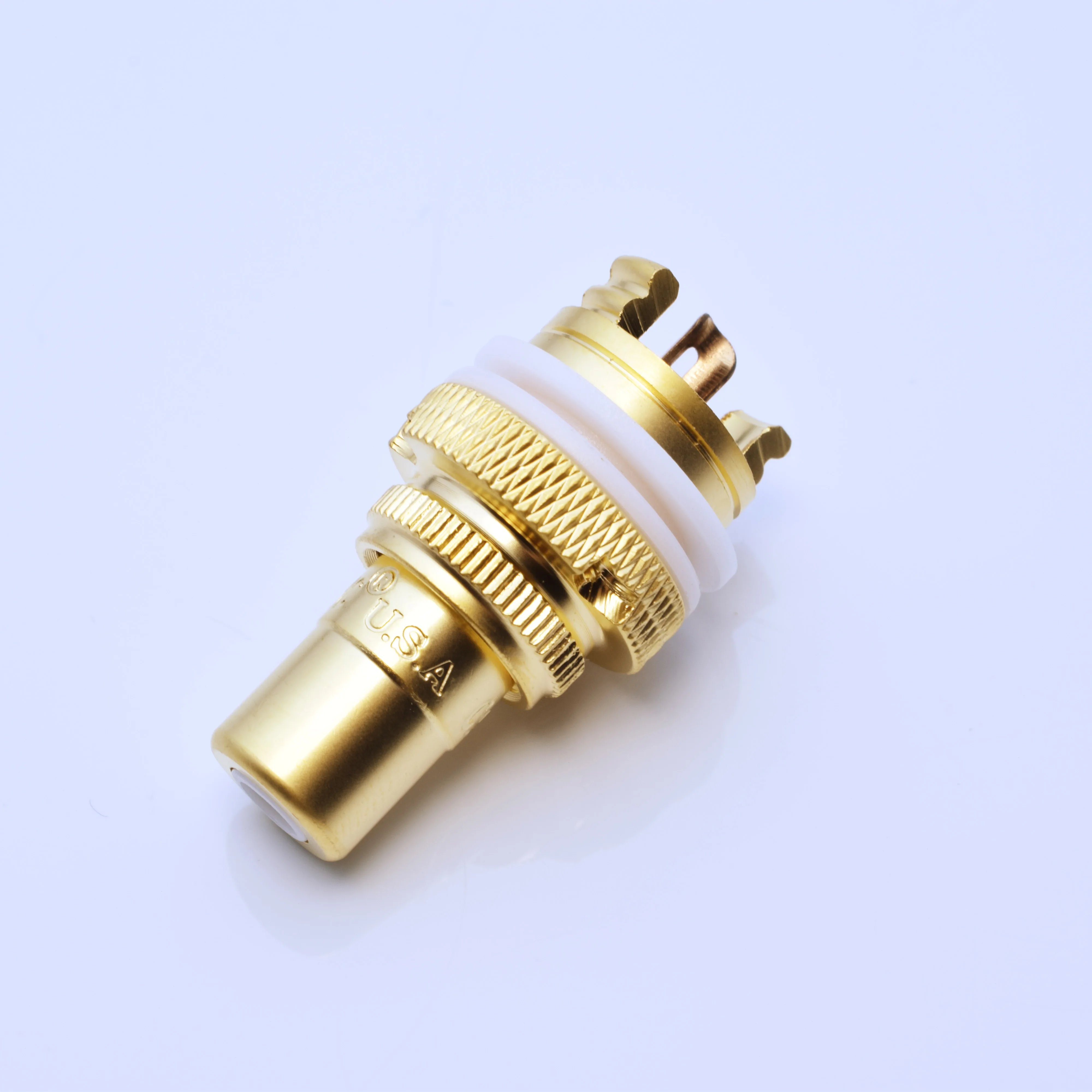 CMC-Pure-Copper-Gold-Plated-Frosted-Audio-Amplifier-Socket-RCA-Audio ...