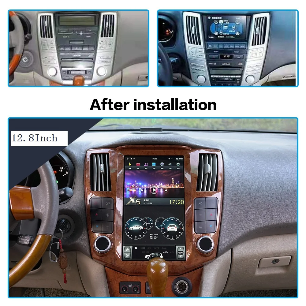 Tesla-Style-Car-Multimedia-Player-For-Lexus-RX300-RX330-RX350-RX400 ...