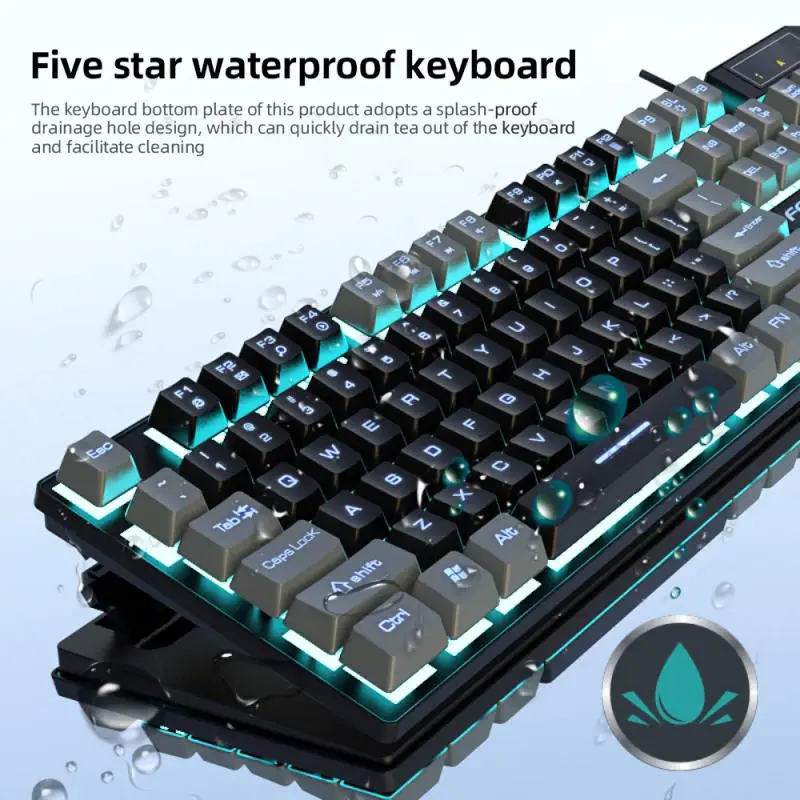 Luminoso-E-sports-Wired-Game-Keyboard-Pendurado-Sentimento-Mec-nico ...