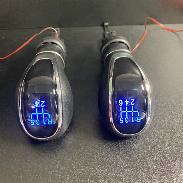 LED Back light Car Gear Shift Knob Manual Shifter Lever Gear Knob for ...