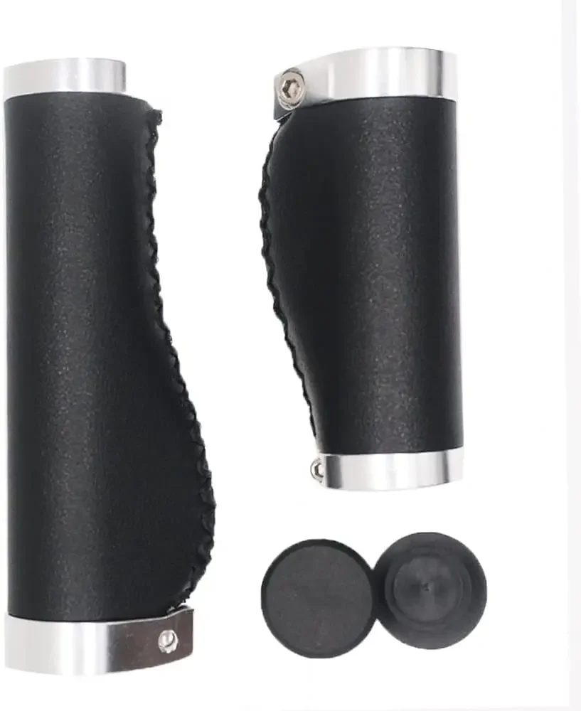 Bike Handle Grips 135/95mm Long/Short Grips Non-Slip PVC Microfiber ...