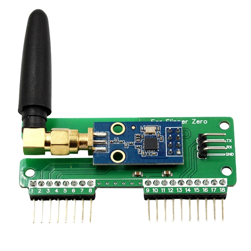 For Flipper Zero CC1101 Module Subghz Module With Antenna 433Mhz Wider ...