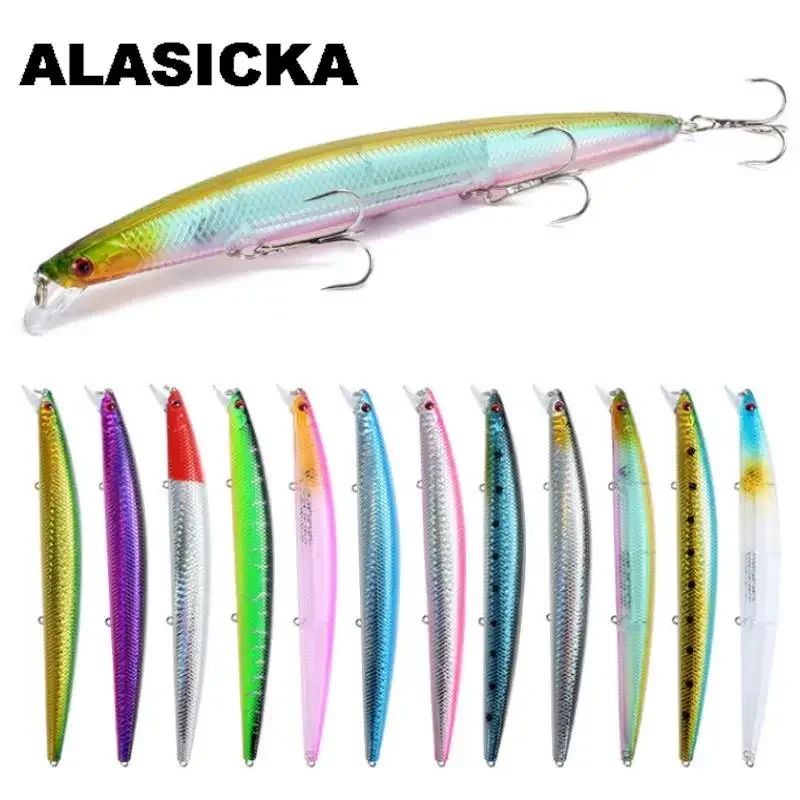 ALASICKA-18cm-24g-Crankbait-Minnow-Fishing-Lure-Floating-Hard ...