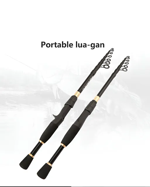 Portable Retractable Rod, Carbon Upturned Fishing , Handle Straight ...