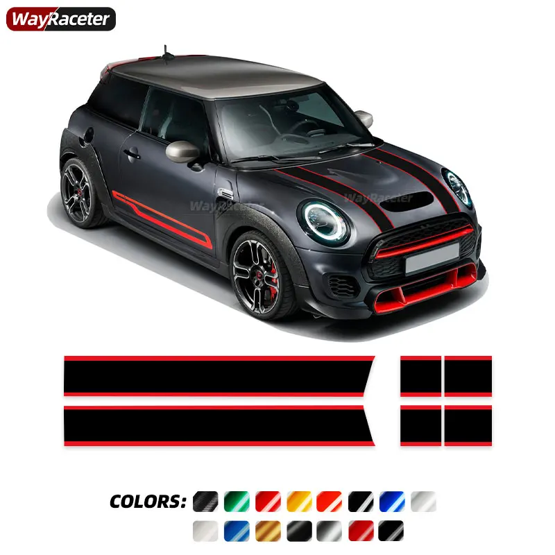 2-Pcs-Rally-Lijn-Band-Motorkap-Streep-Auto-Kap-Sticker-Achterlichten ...