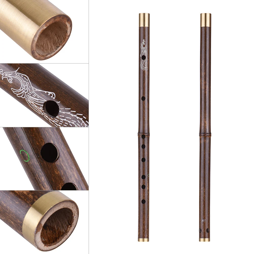Professional-Black-Bamboo-Dizi-Flute-Traditional-Handmade-Chinese ...