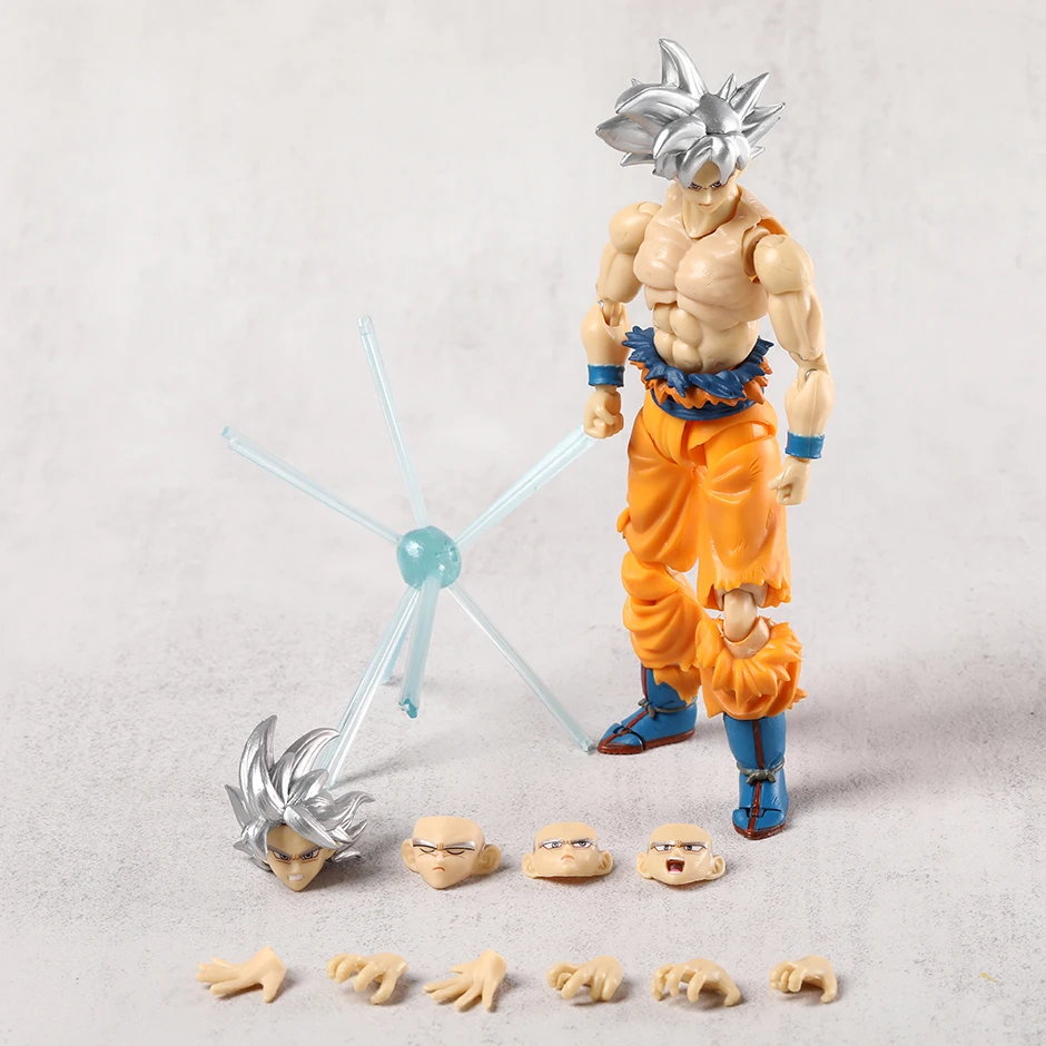 SHF-Sliver-Hair-Son-Goku-Ultra-Instinct-Action-Figure-Hand-Made-Toy ...