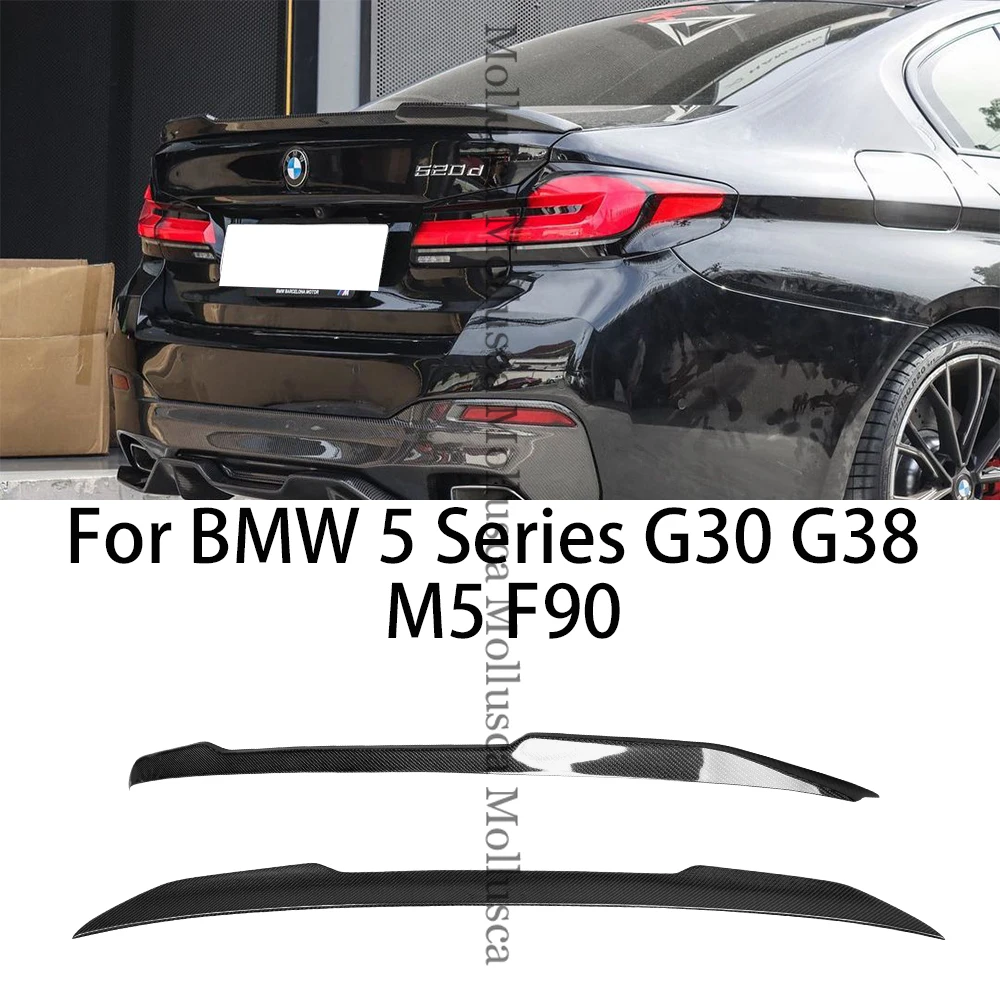 For-BMW-5-Series-G30-G38-M5-F90-CS-Style-Carbon-fiber-Rear-Spoiler ...
