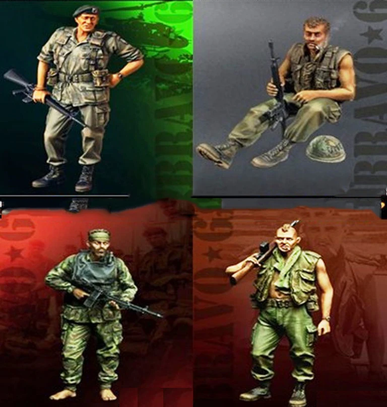 Resina-Guerra-do-Vietn-Unpainted-Soldado-Figura-EUA-Sem-pintura-35206-1 ...