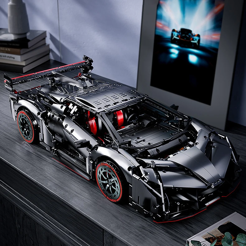 Technical-MOC-85006-Alloy-Lambo-Poison-Super-Sports-Car-Roadster-Model ...