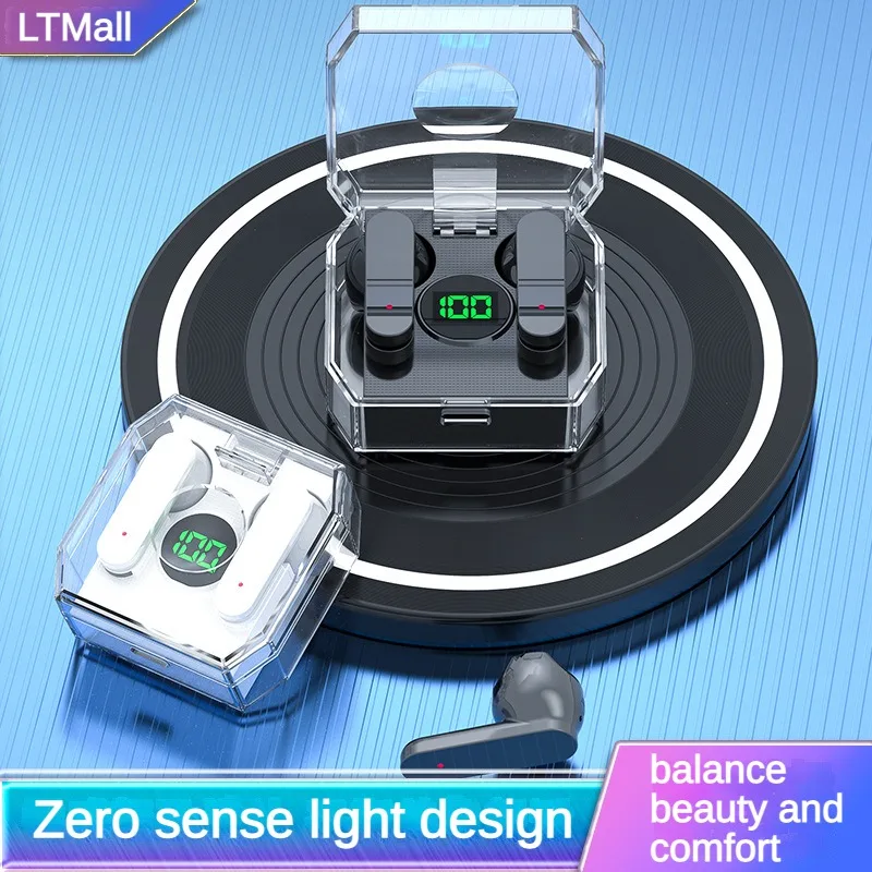 New-K30-Translucent-Bluetooth-Headset-Stereo-Wireless-TWS-Bluetooth ...