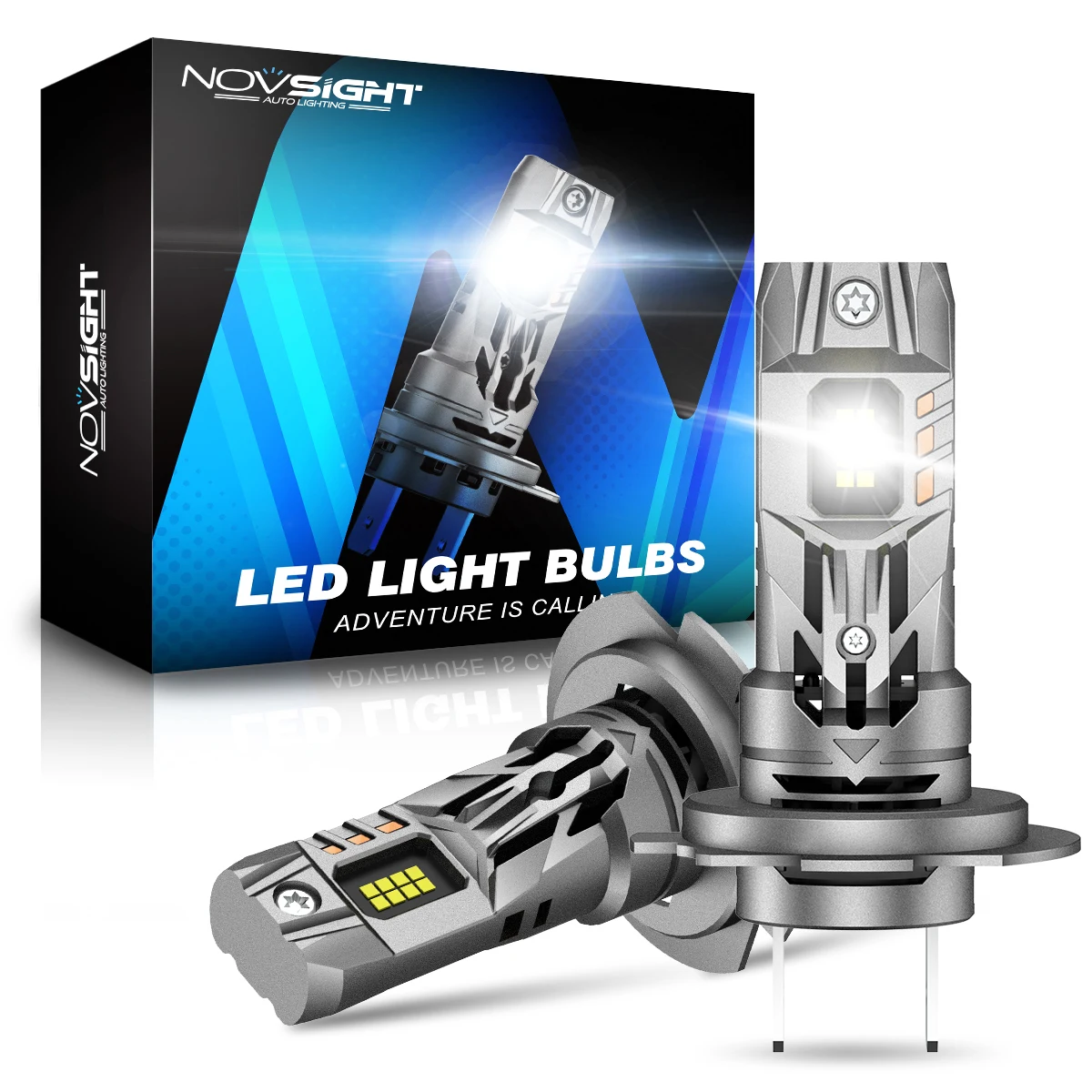 NOVSIGHT H7 A MENÉ Des Ampoules De Phare 1:1 Taille Lumière Mini ...
