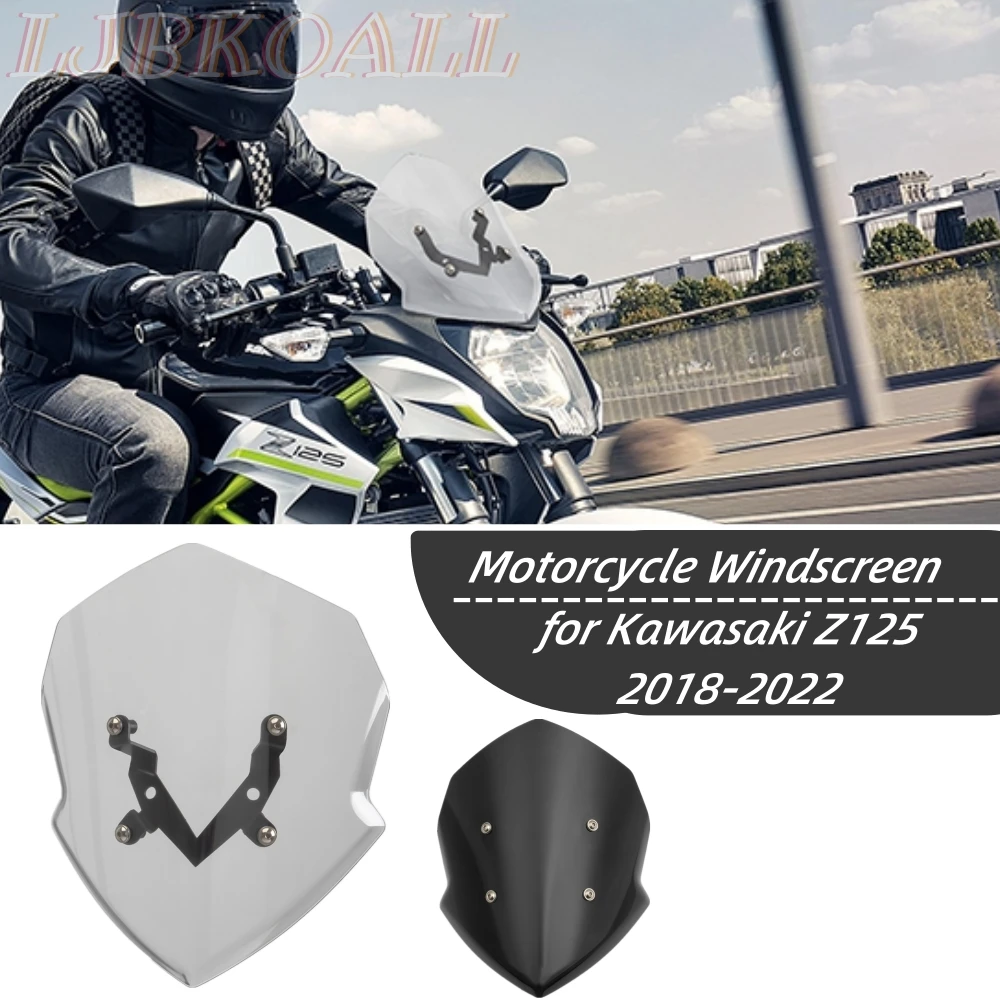 Z-125-Sport-Windscreen-Windshield-Wind-Deflector-Protector-with-Bracket ...