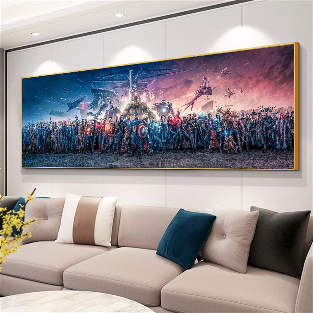 Avengers Wall Art | Bedroom Decorative Painting | Minimalist Poster ...