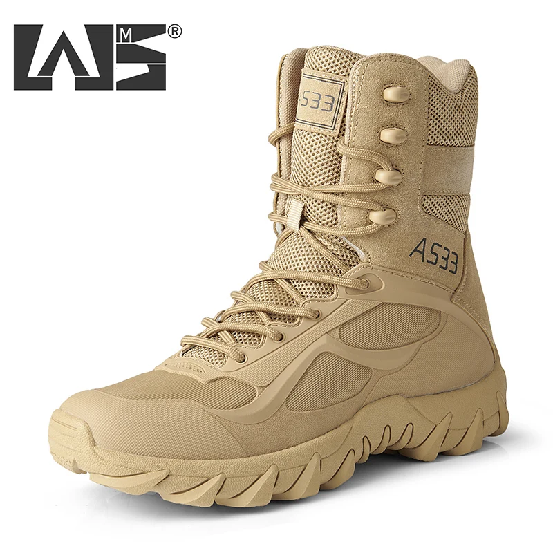 Bota-de-couro-militar-masculina-for-a-especial-t-tica-combate-deserto ...
