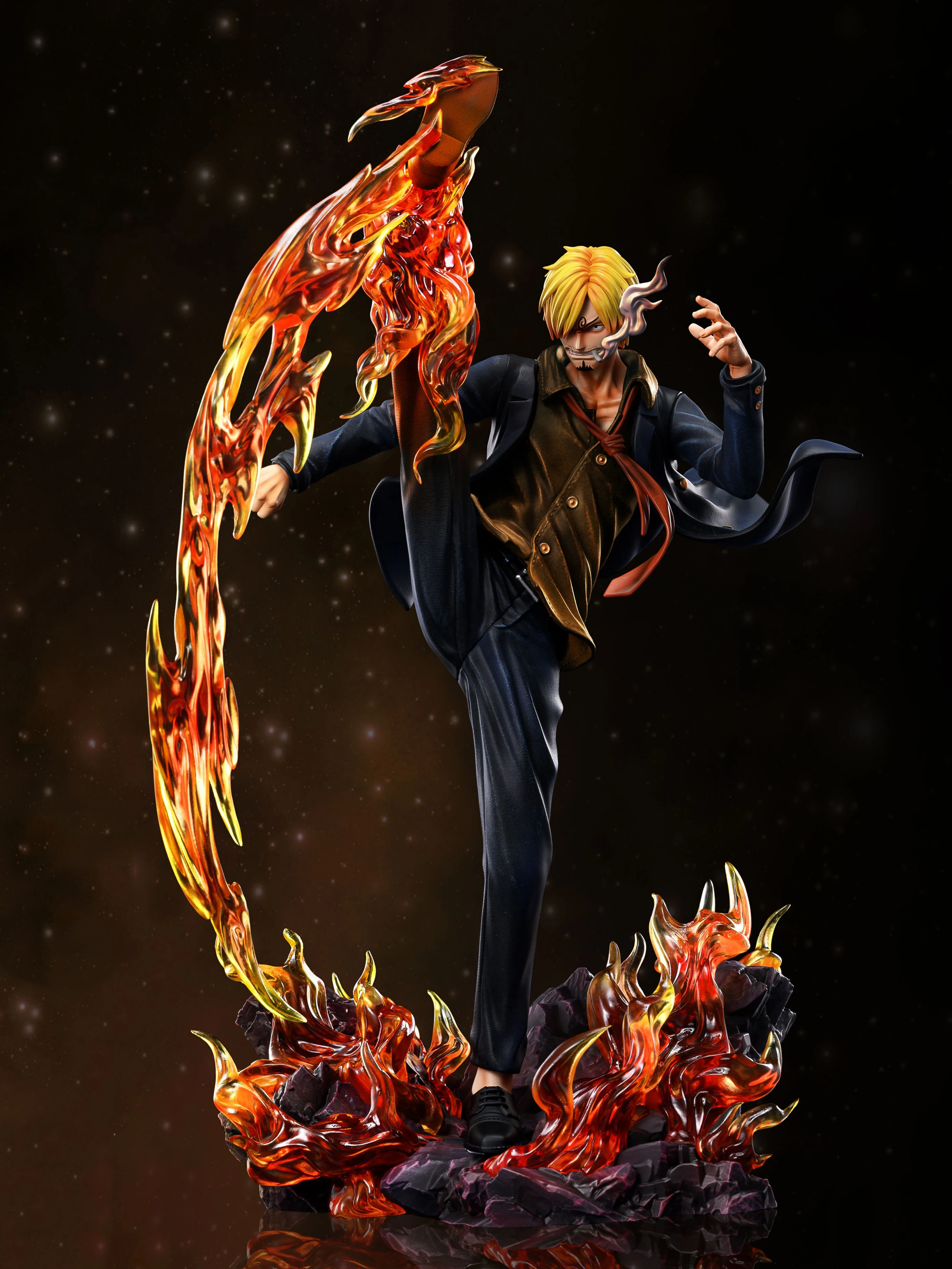 One Piece Sanji Fire Kick