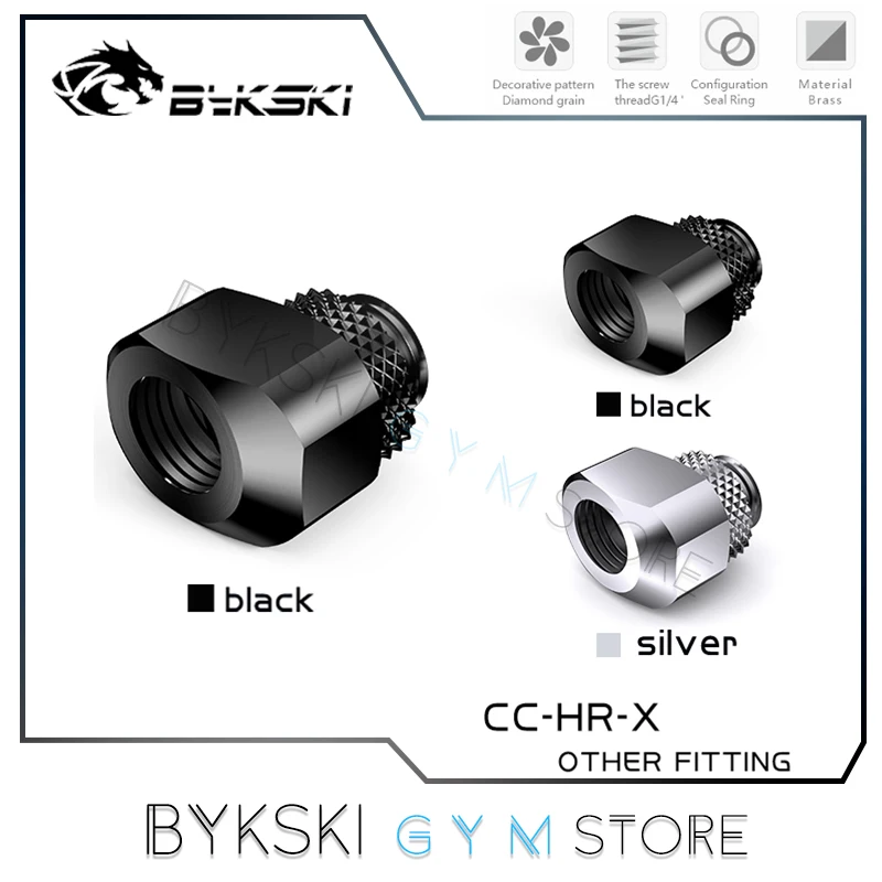 Bykski 360 Degree Rotaring Offset Fittings,G1/4 Thread Male To Female ...