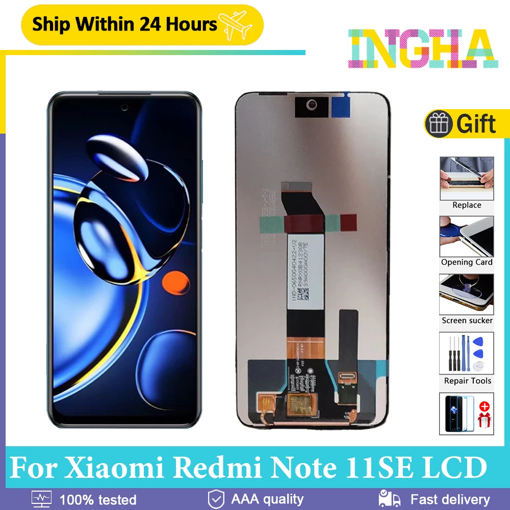 Original AMOLED 6.5"ForXiaomi Redmi Note 11SE LCD Display Touch Screen ...