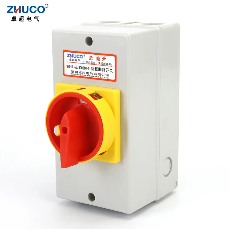 ZHUCO-SZD11-63-300010-D-63A-3-Poles-On-Off-Isolator-Load-Break-Switch ...