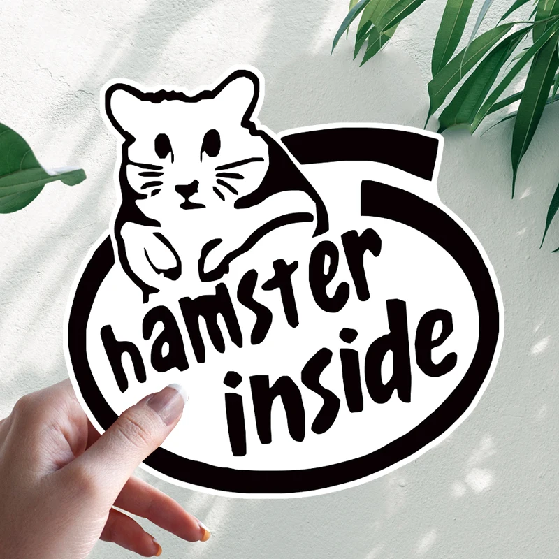 Hamster-Inside-Interesting-Car-Stickers-Motorcycle-Vinyl-Decal ...