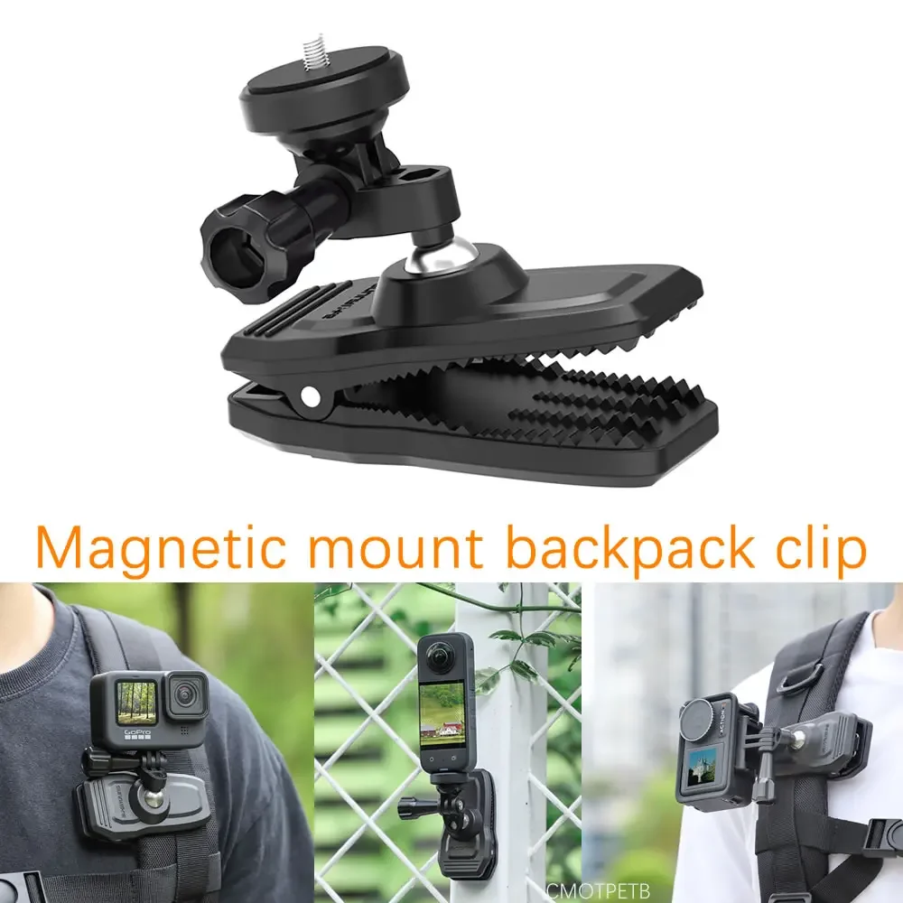 Magnetic-Backpack-Clip-for-Insta-360-Go-3-Holder-Bracket-for-Magnetic ...