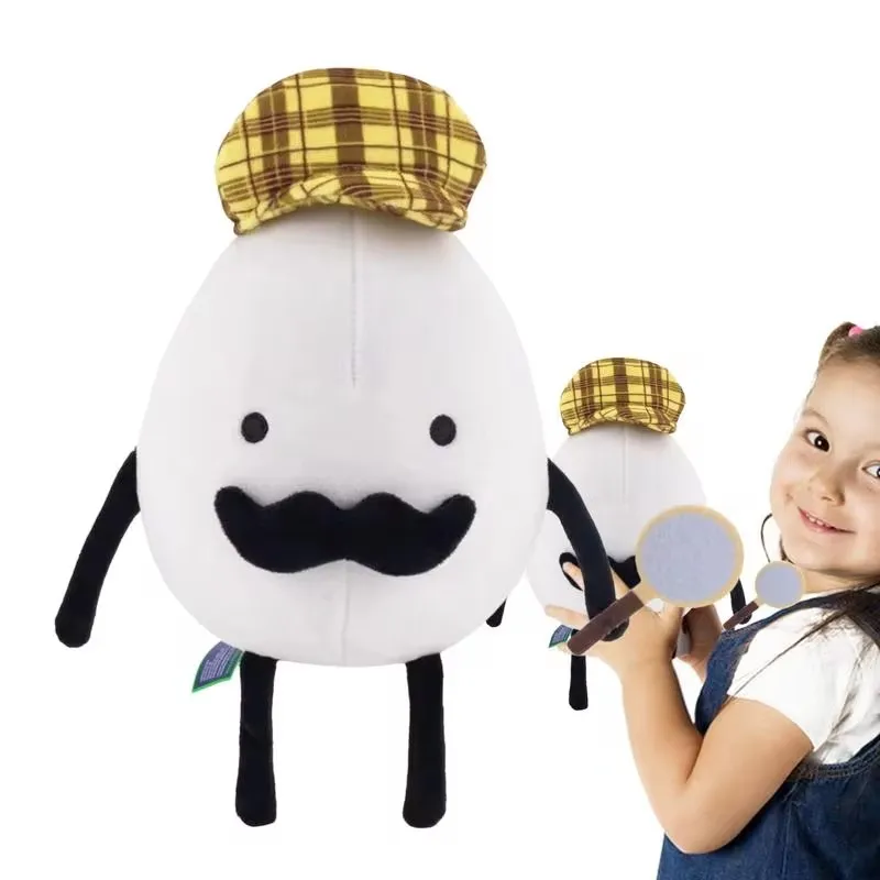 25cm-Detective-Egg-Plush-Game-Stuffed-Plushies-Cartoon-Doll-Pillow-For ...