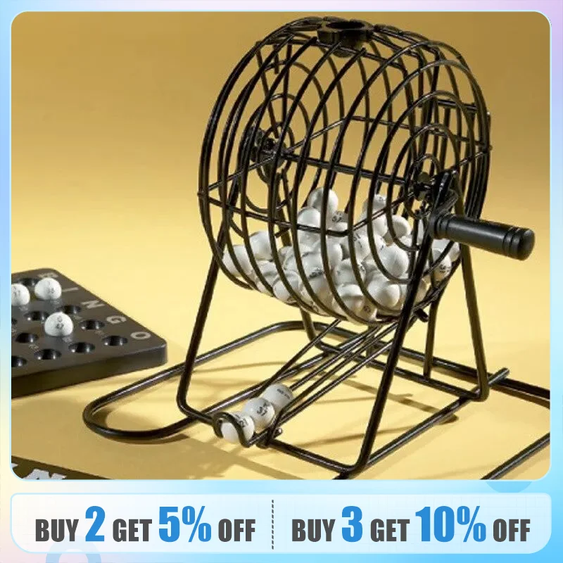 Deluxe-Bingo-Set-Includes-Bingo-Cage-Main-Board-18-Mixed-Cards-75 ...