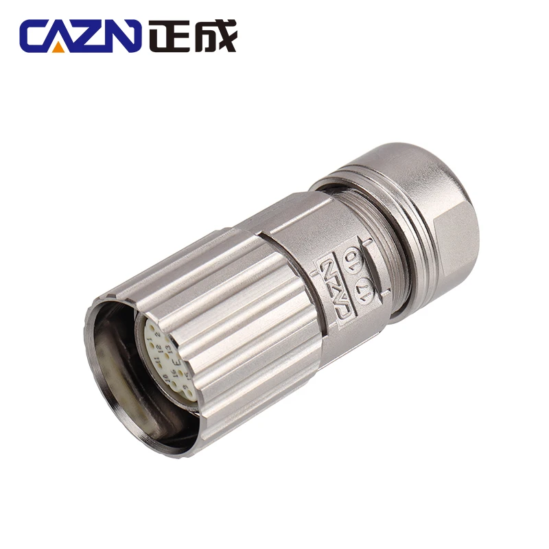 CAZN-Waterproof-Power-Signal-M23-Adapter-Industrial-Connector-Servo ...