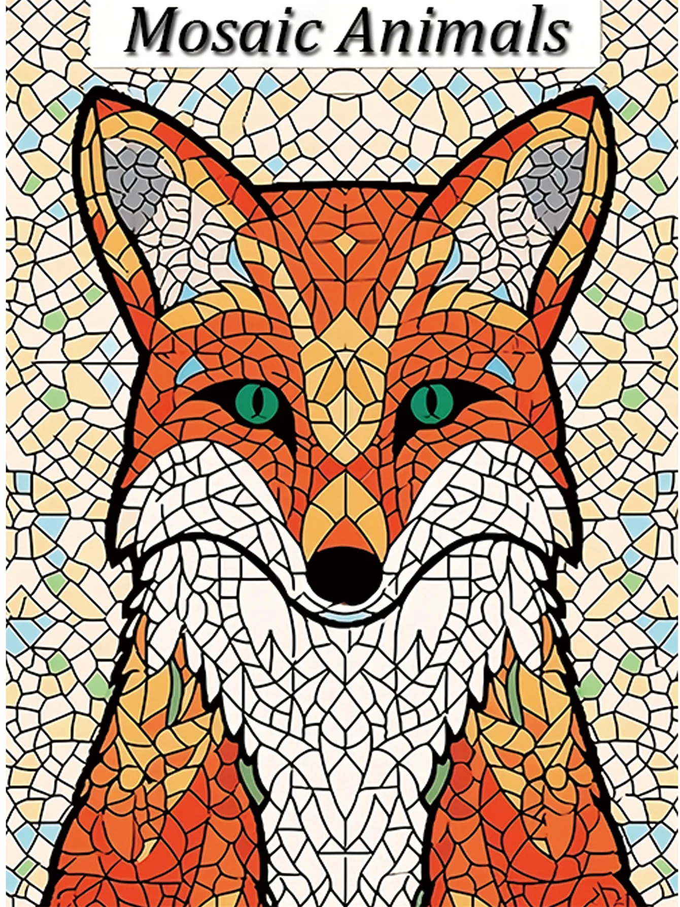 1pc-Mosaic-Animals-Art-Coloring-Book-22-Page-Coloring-Books-Gift-For ...