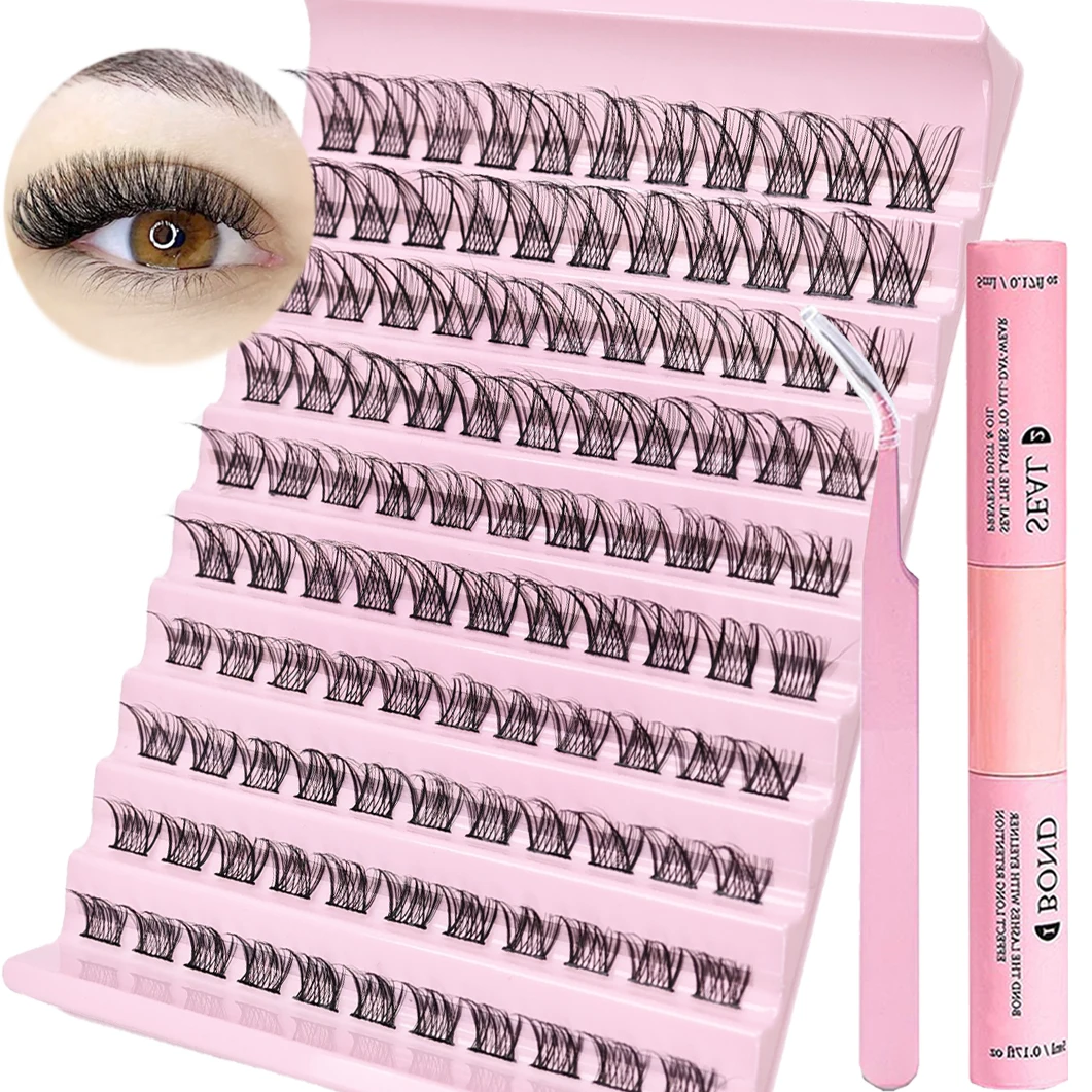 DIY-Eyelash-Set-110pcs-Individual-Lashes-Cluster-D-Curl-8-16mm-Mix-Lash ...