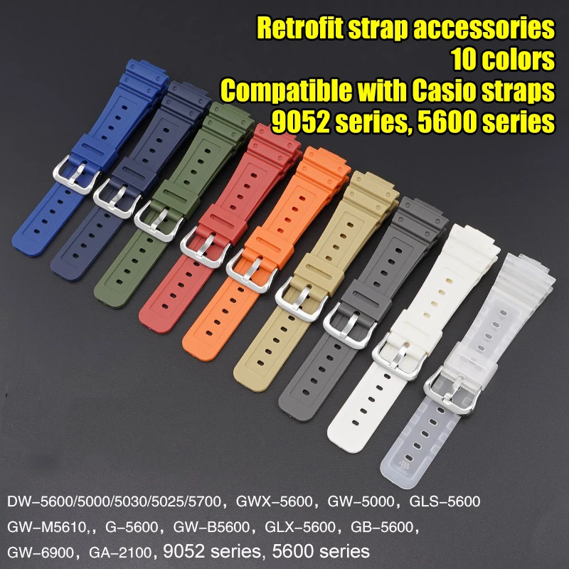 Rubber-Strap-for-Casio-G-SHOCK-DW-5600-GW-M5610-GW-B5600-GA-2100 ...