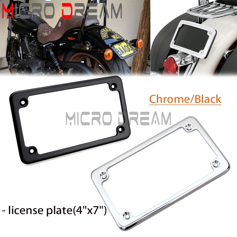 Motorbike-Accessories-Aluminum-License-Plate-Frame-4-x-7-Motorcycle ...