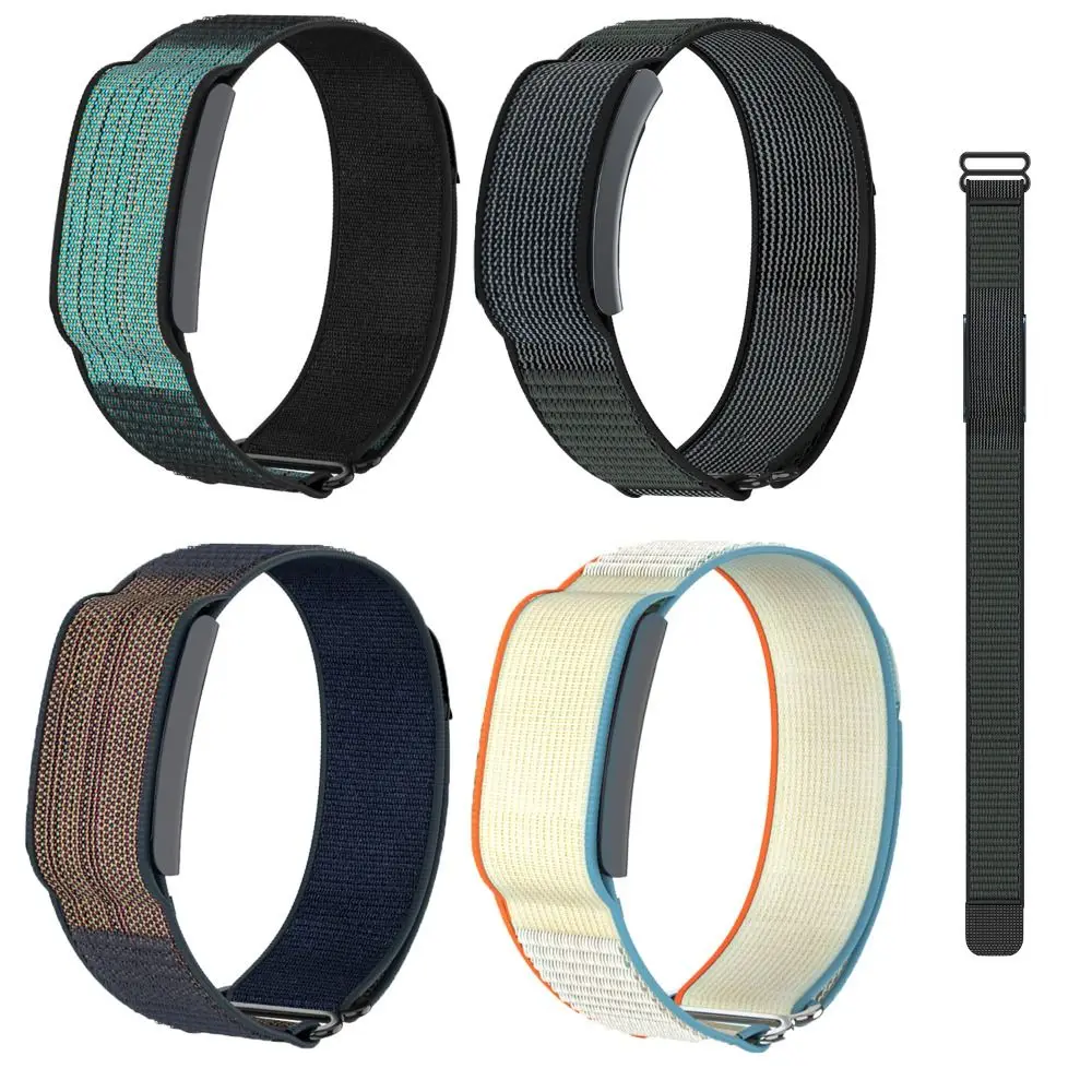 Nylon Sport Band Loop Design 22mm Fitness Tracker Strap Adjustable ...