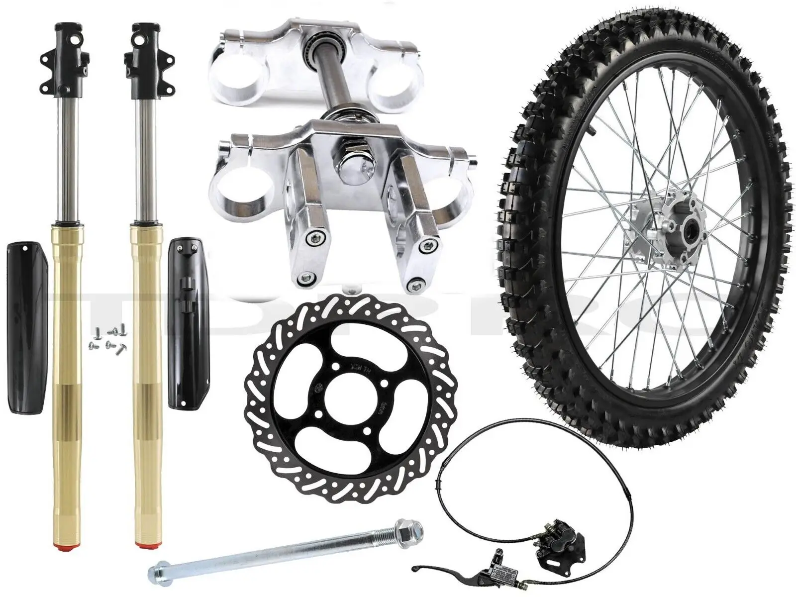 Front-Forks-Suspension-19-Wheel-70-100-19-Tire-Disc-Brake-Kit-For-Honda ...
