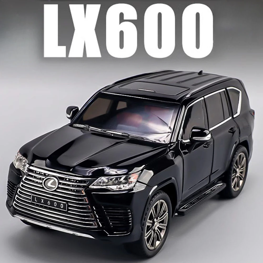 1:24 Scale LX600 ES300 Toy Car Models Alloy Diecast SUV Doors Opened ...